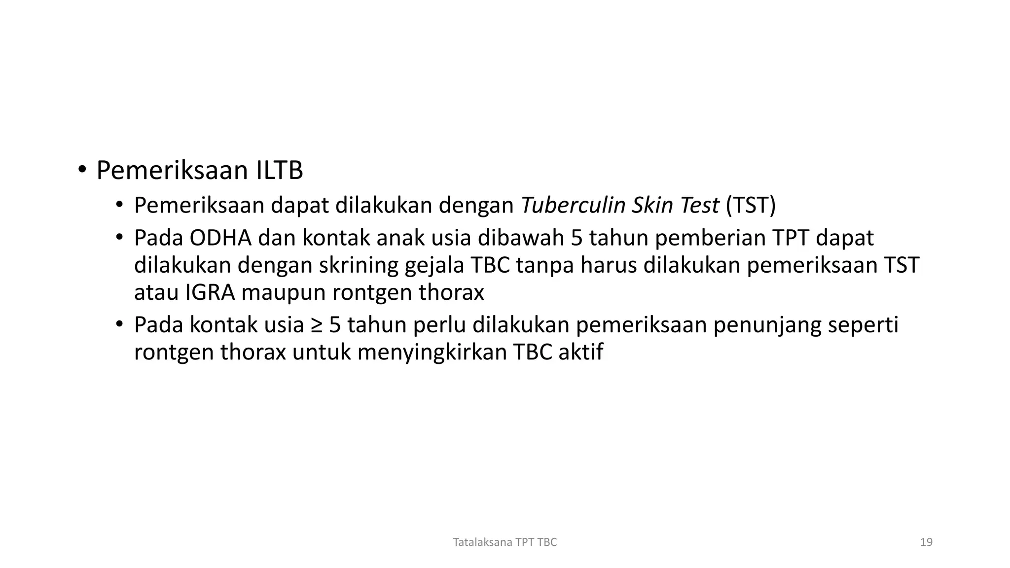 Tatalaksana Pemberian Terapi Pencegahan TPT TB. Pdf | PDF