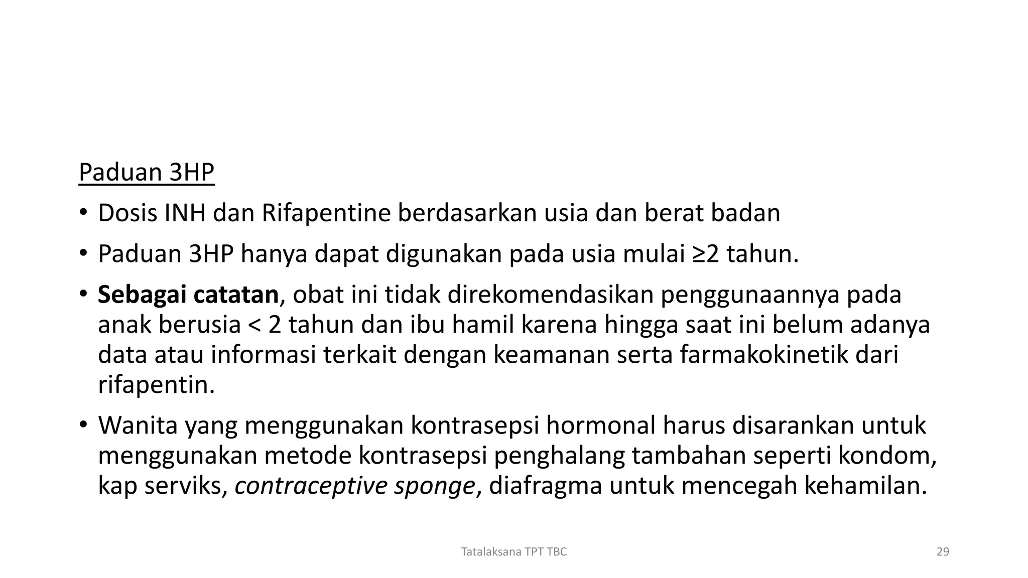 Tatalaksana Pemberian Terapi Pencegahan TPT TB. Pdf | PDF