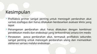 Tatalaksana perdarahan saluran cerna variseal.pptx