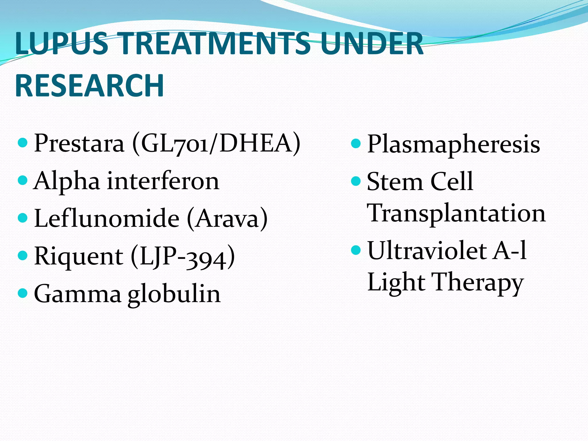 Tatalaksana sle | PPTX