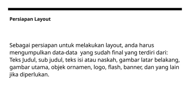 Tata Letak (Layout) dalam Desain Grafis | PPTX