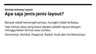 Tata Letak (Layout) dalam Desain Grafis | PPTX