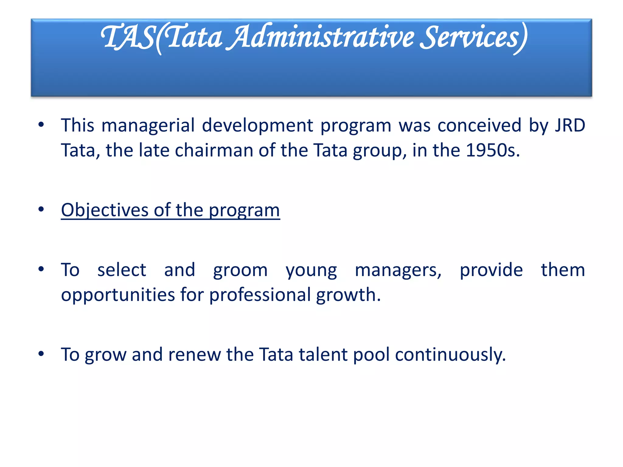 Tata management training center | PPTX