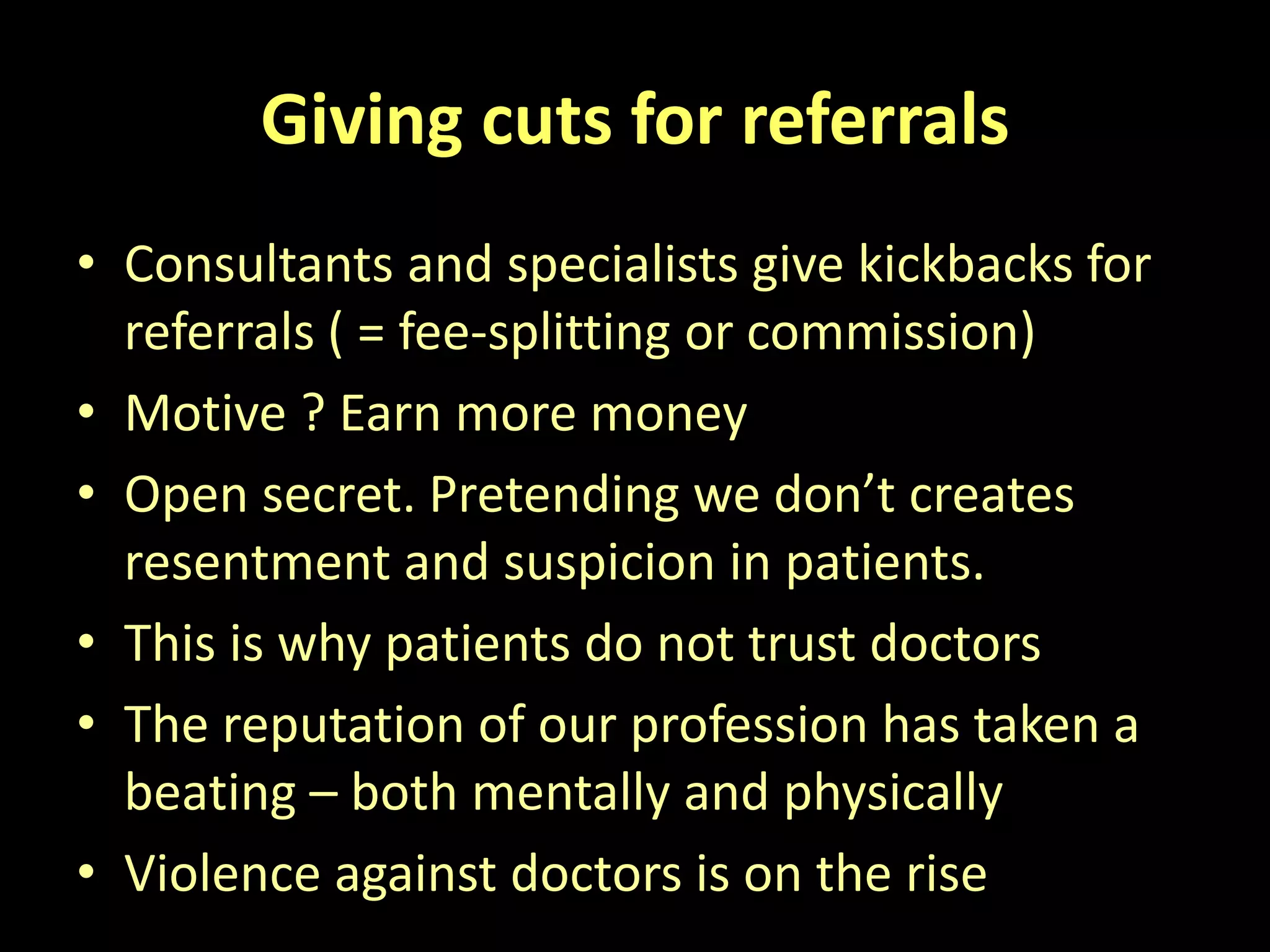 Cutting out cuts from medical practice | PPT
