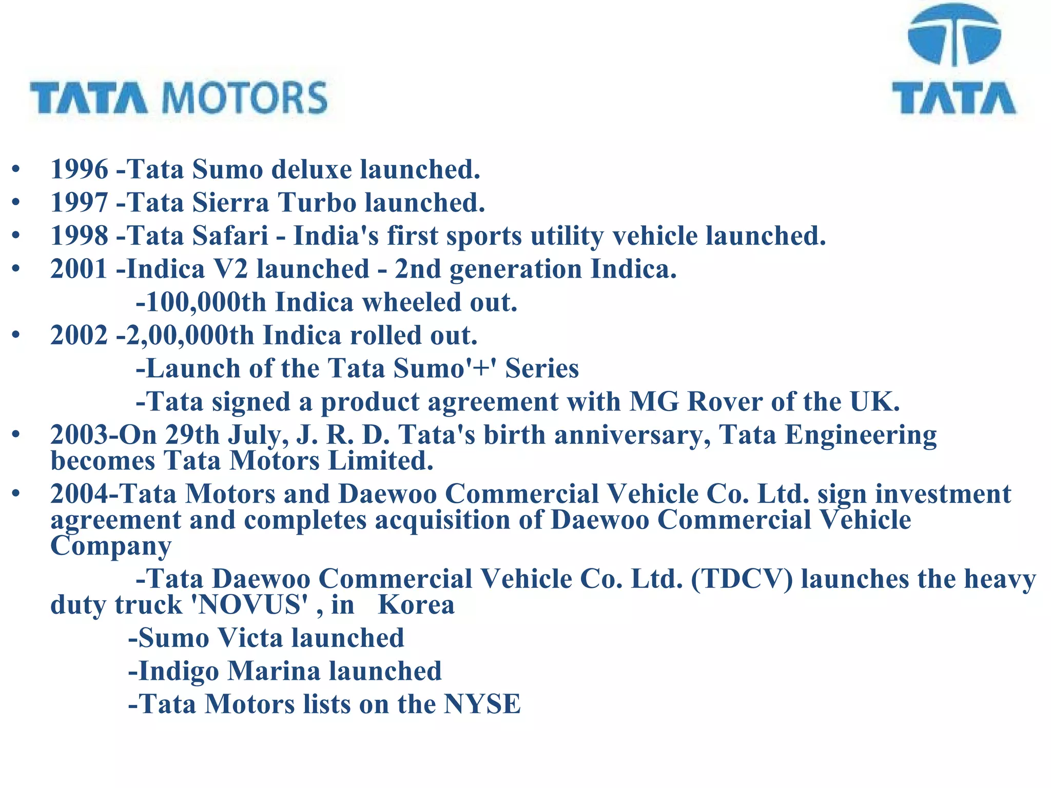 Tata Motors Capital Structure | PPT