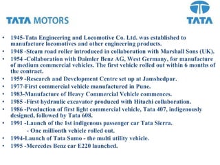 Tata Motors Capital Structure | PPT