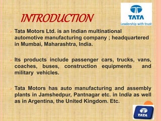 Tata motors | PPTX
