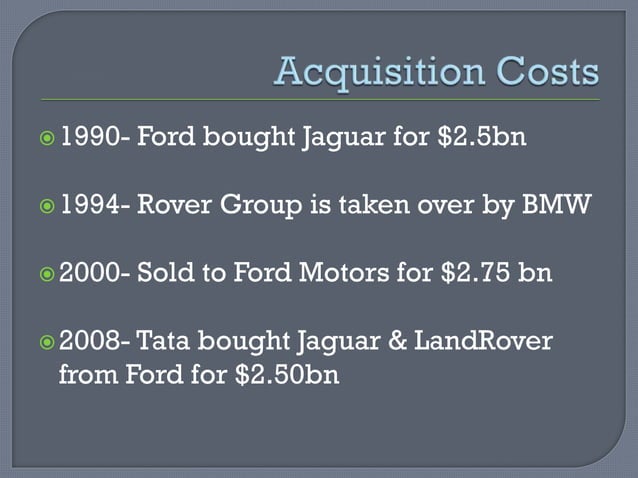 Tata motors and jaguar land rover | PPT