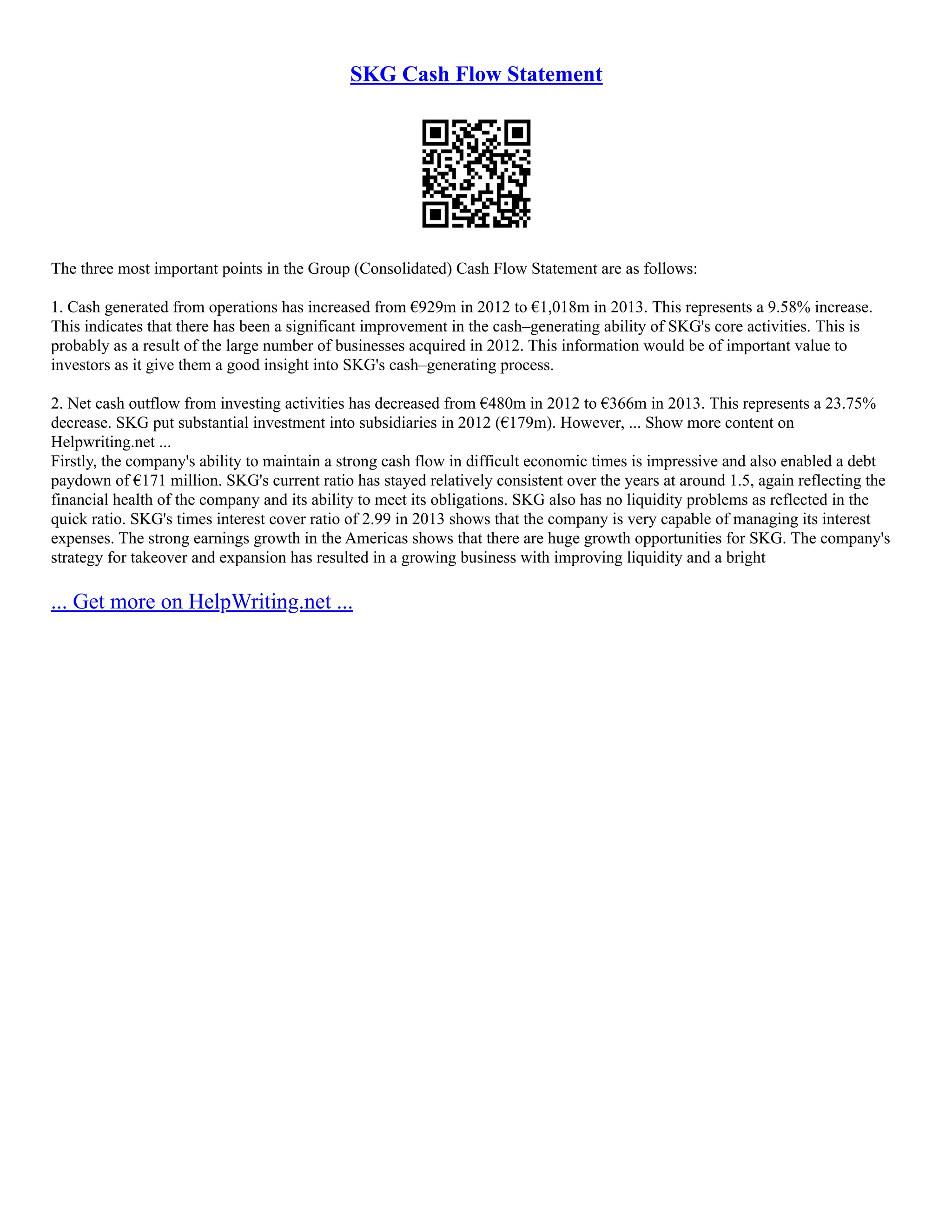 Tata Motors Cash Flow Statement | PDF