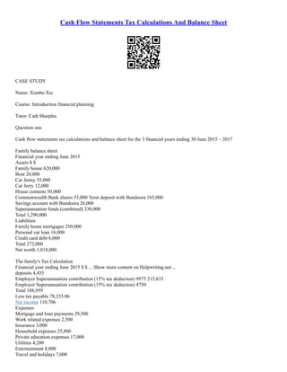 Tata Motors Cash Flow Statement | PDF