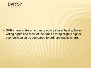 Tata Motors DVR An Analysis Abhinay Mohan | PPT