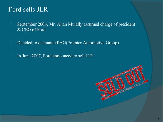 Tata Motors & JLR Merger | PPT