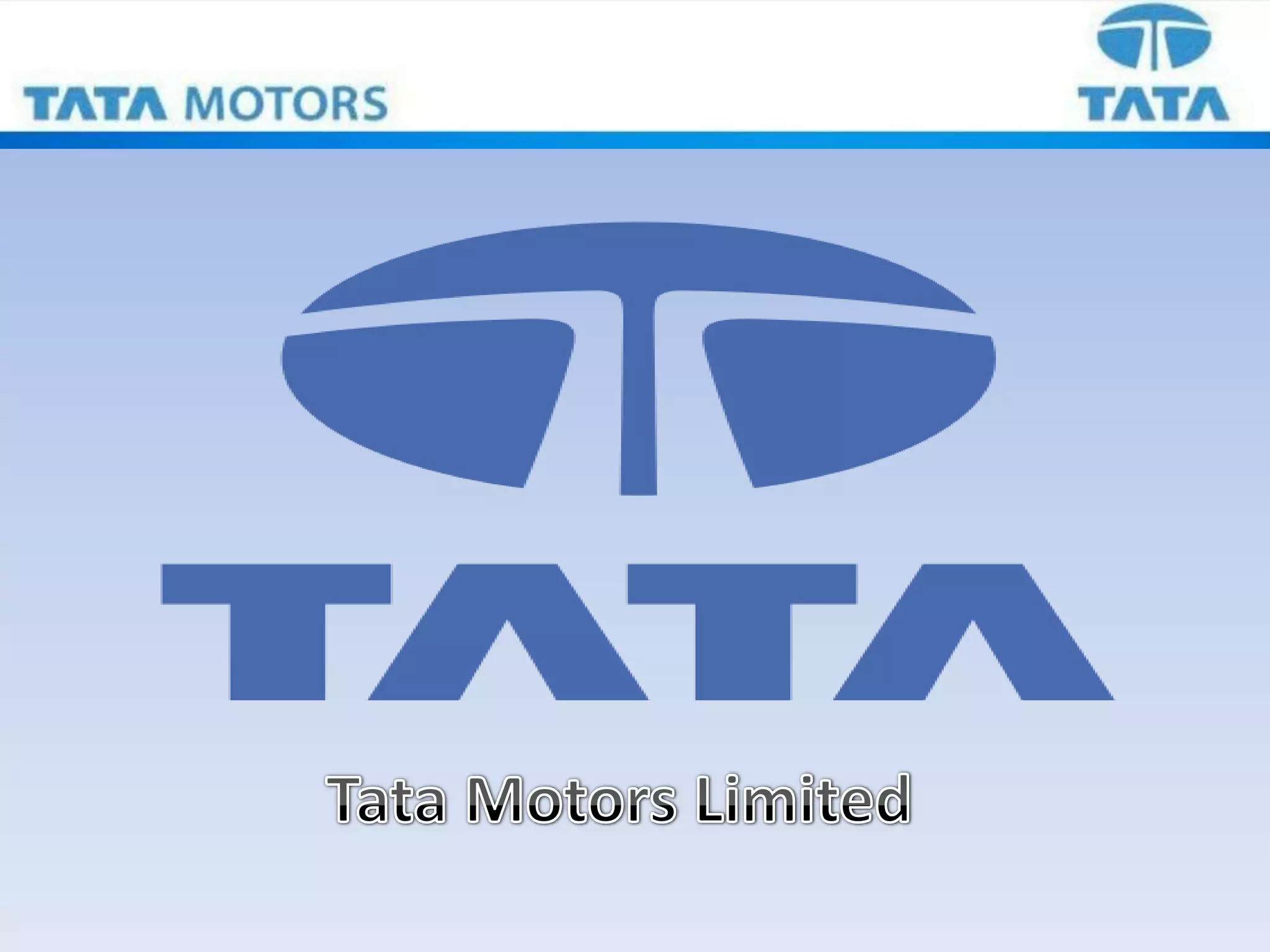 Tata motors limited | PPSX