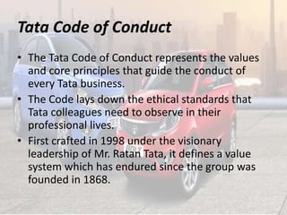 Tata motors limited - Tata group | PPT