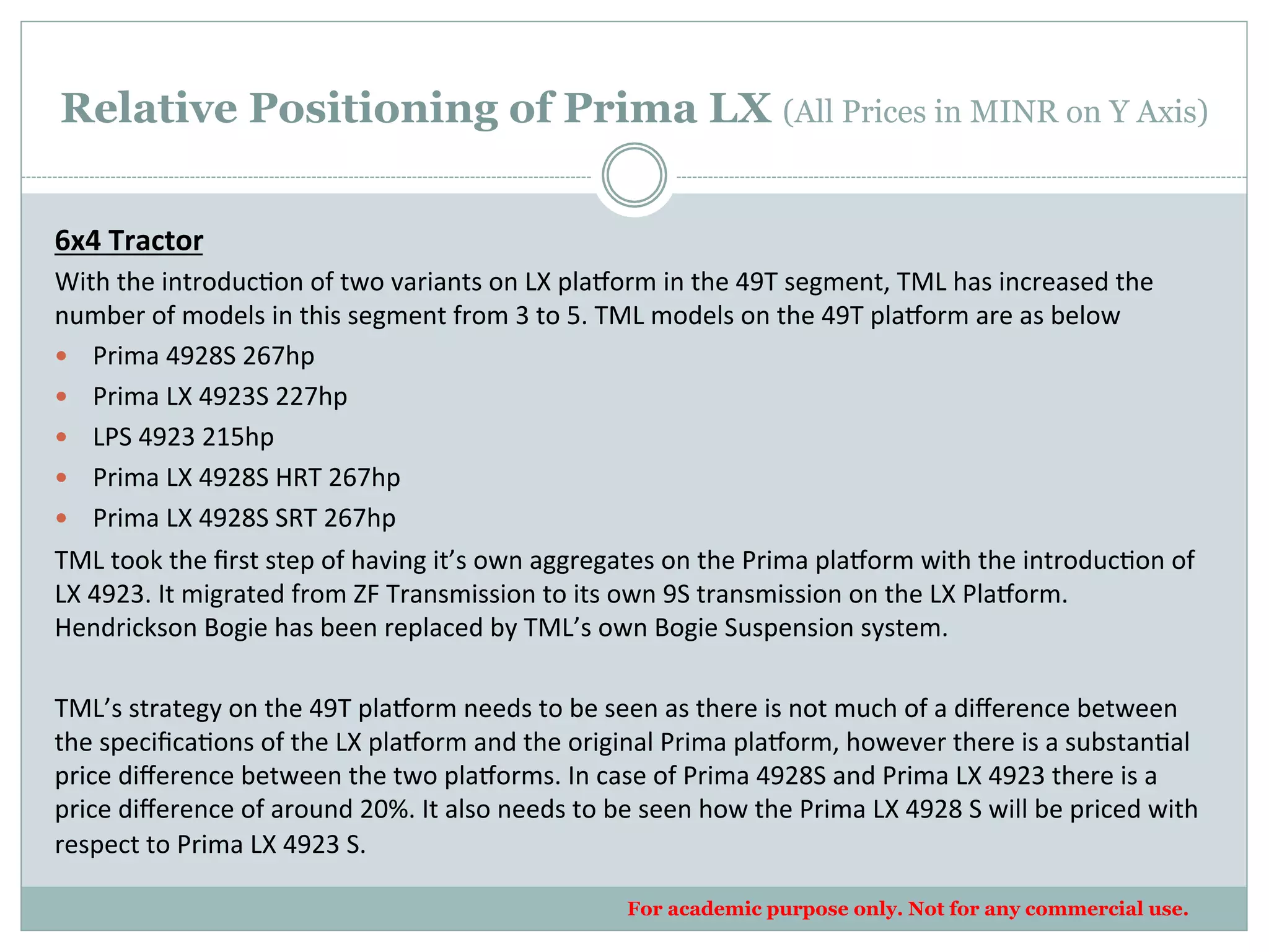 Tata motors strategy with new Tata prima Lx launch in 2014 | PDF
