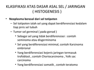 Tata nama neoplasma | PPT