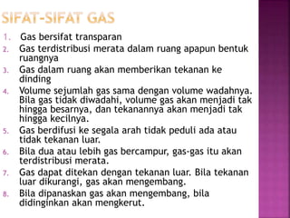 Tatanan materi berwujud gas | PPTX