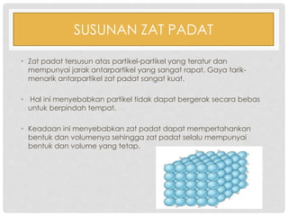 Tatanan materi berwujud padat | PPTX