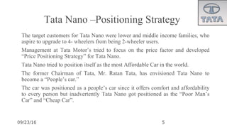 Tata nano ppt | PPT