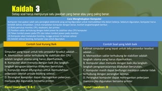 Tata naskah soal uji kompetensi | PPT
