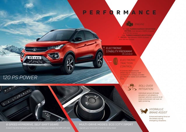Tata_Nexon_brochure tata nexon brochure tata | PDF | Auto Safety Technologies | Auto Technology