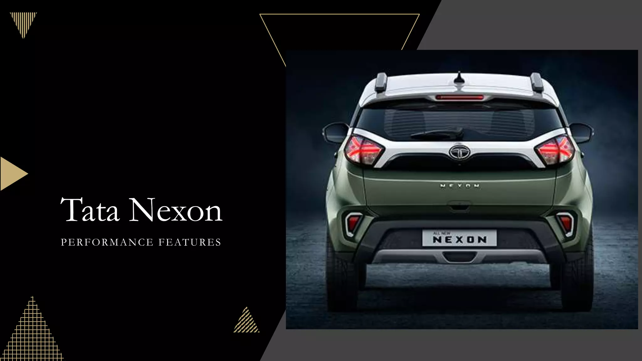 Tata Nexon Performance Features | PPTX