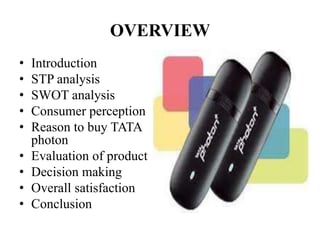 Consumer Behaviour :Tata photon | PPTX