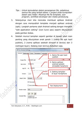 Tutorial Android Template aplikasi peta interaktif | PDF