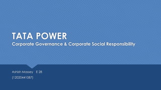 Tata power | PPTX