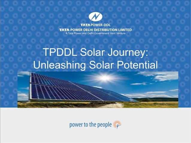 Tata power delhi distribution's solar journey | PDF