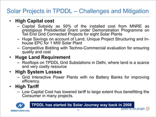 Tata power delhi distribution's solar journey | PDF