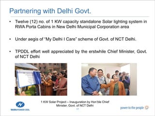 Tata power delhi distribution's solar journey | PDF