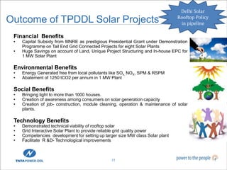 Tata power delhi distribution's solar journey | PDF