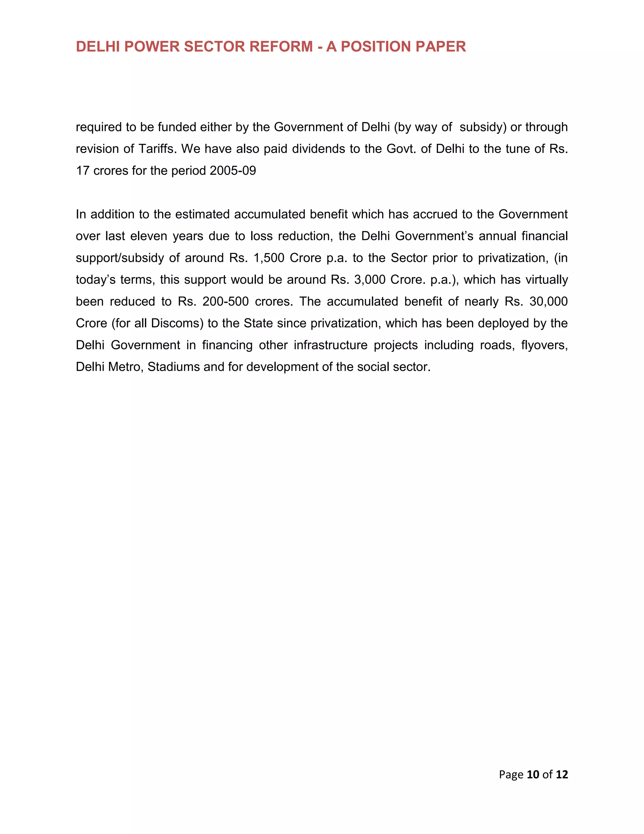 Tata Power Delhi Distribution – Transforming Power Distribution in Delhi | PDF | Power and ...