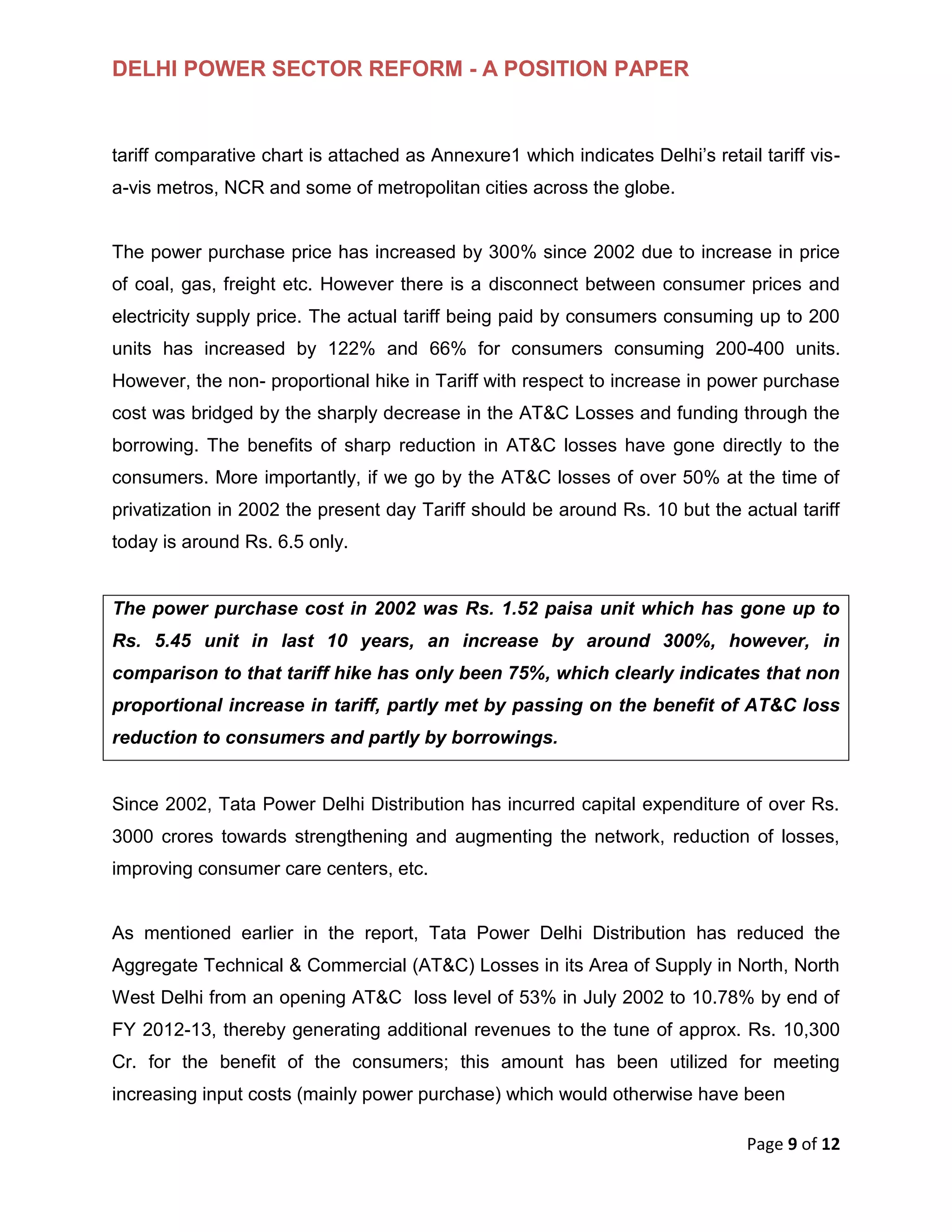 Tata Power Delhi Distribution – Transforming Power Distribution in Delhi | PDF | Power and ...