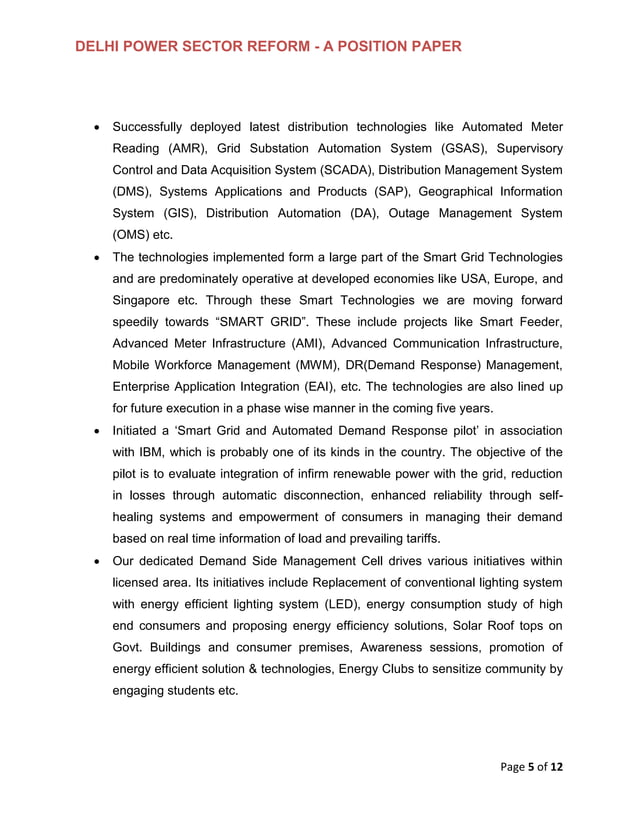 Tata Power Delhi Distribution – Transforming Power Distribution in Delhi | PDF | Power and ...