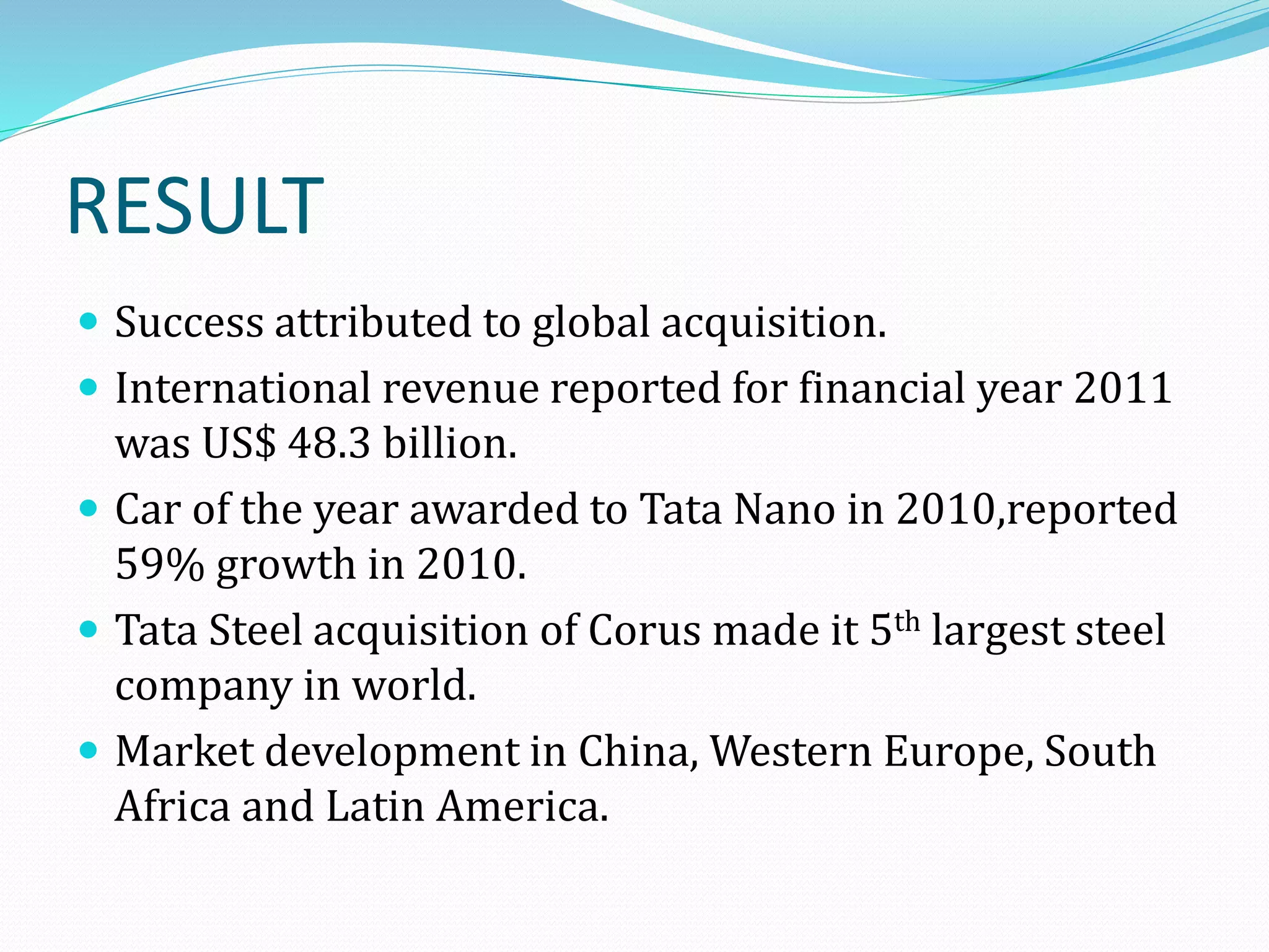 Growth strategies of TATA Group | PPTX