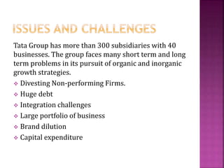 Growth strategies of TATA Group | PPTX