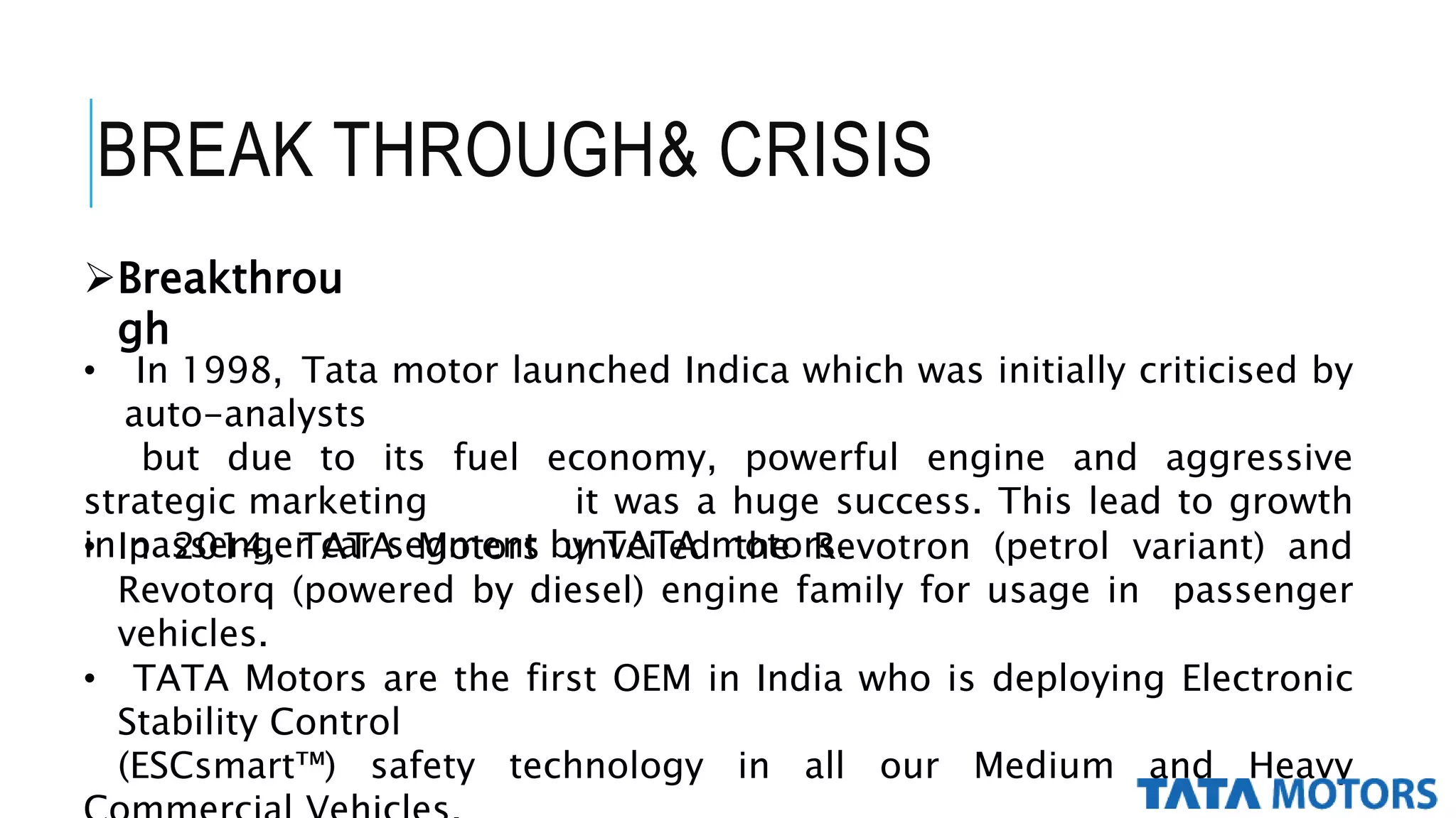 TATA MOTORS presentation (STRATEGIC MANAGEMENT) | PPTX