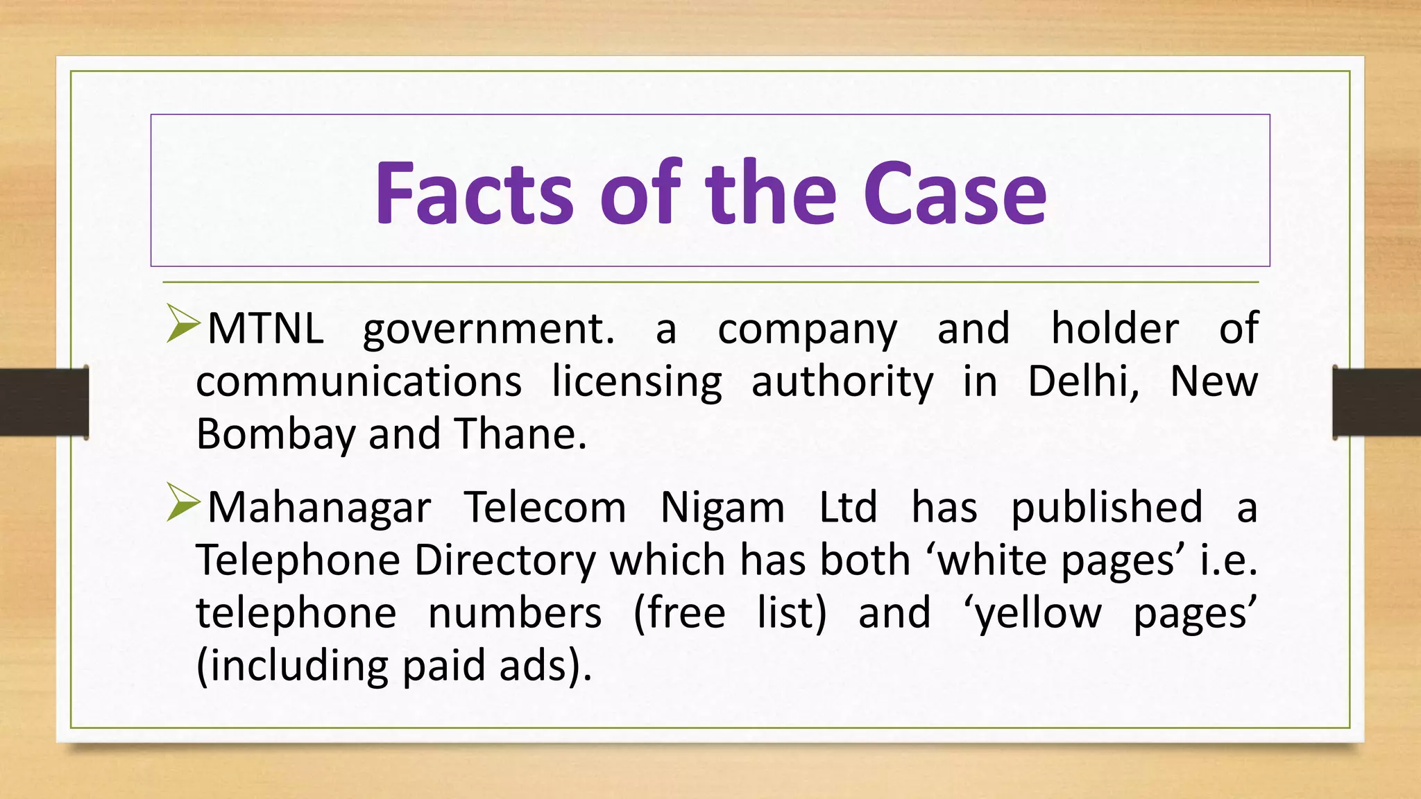 Tata Press Limited vs Mahanagar Telephone-Nigam.pptx