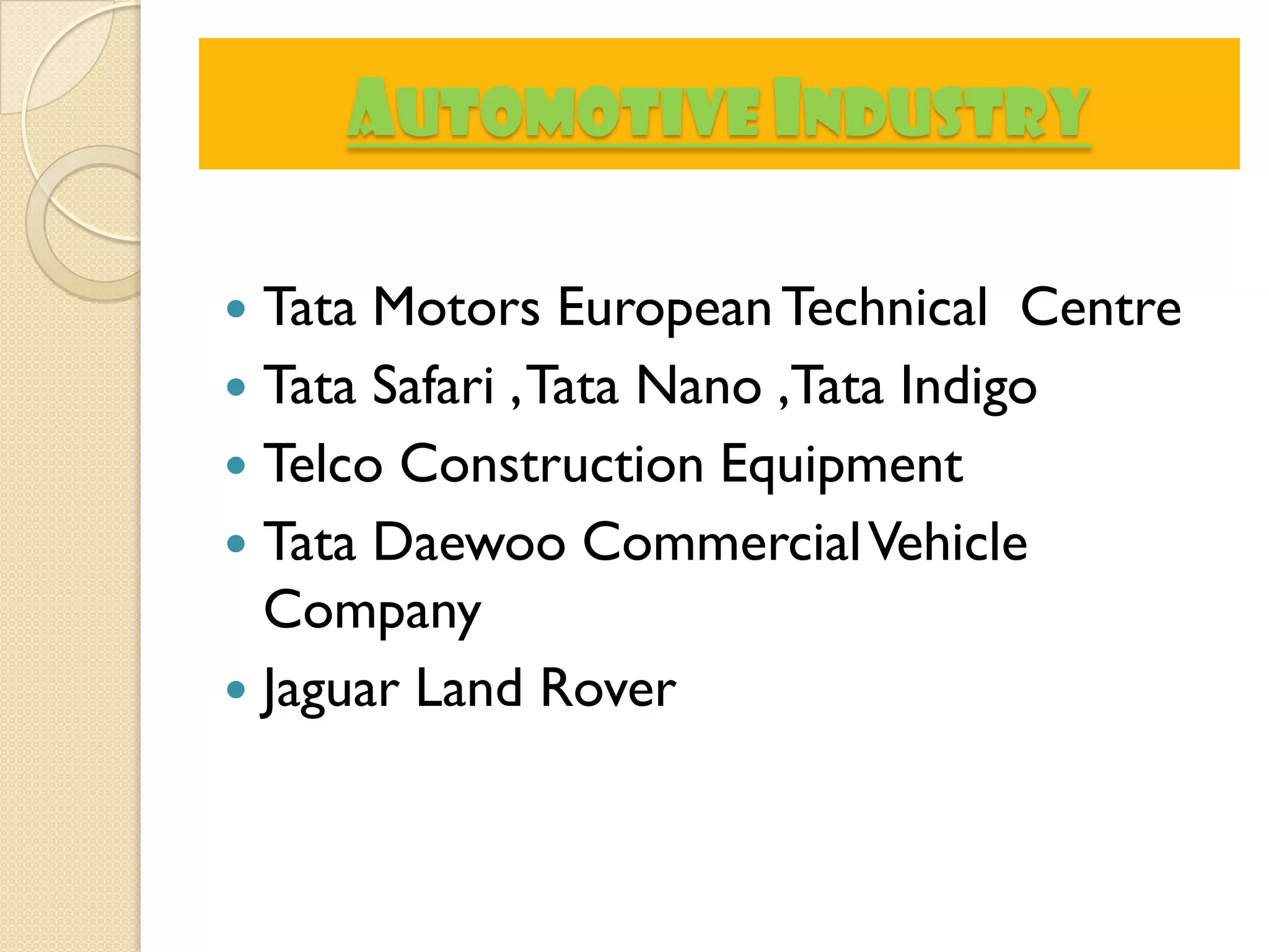 Tata product mix | PPTX