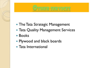 Tata product mix1 | PPTX