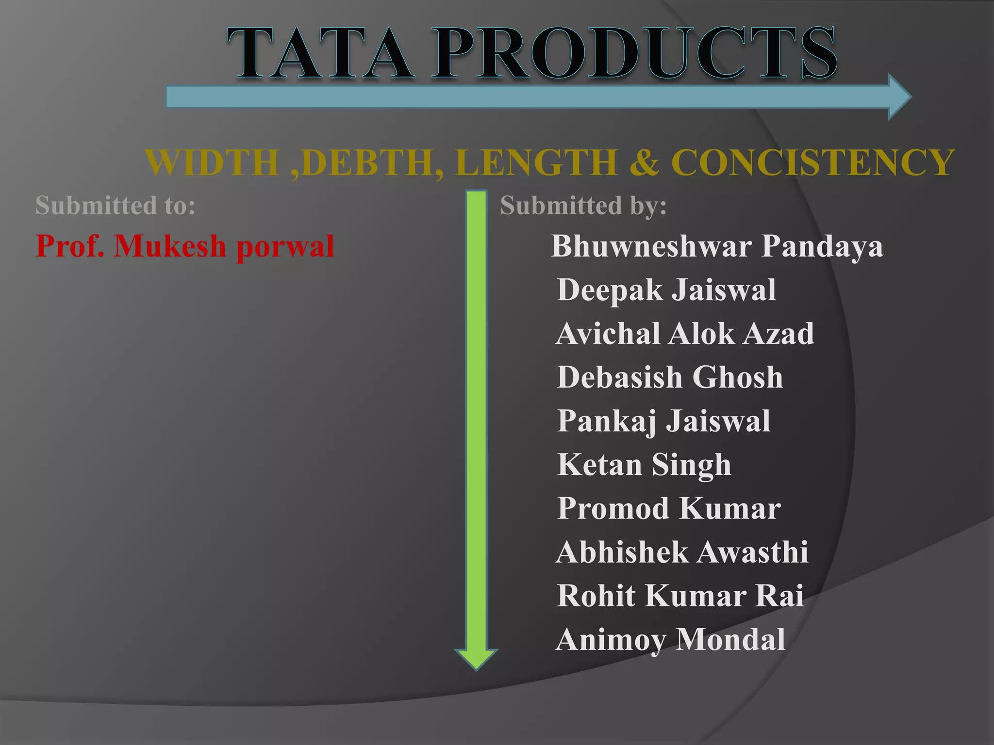 Tata products | PPTX
