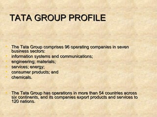Tata Profile | PPT