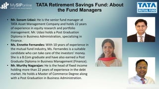 Tata Retirement Savings Fund - Overview | PPT