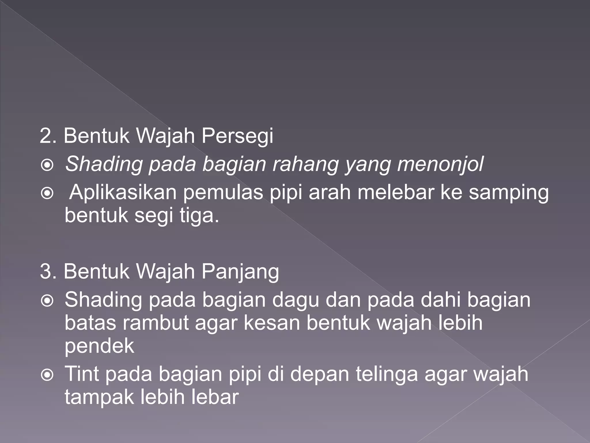 Tata rias wajah | PPTX