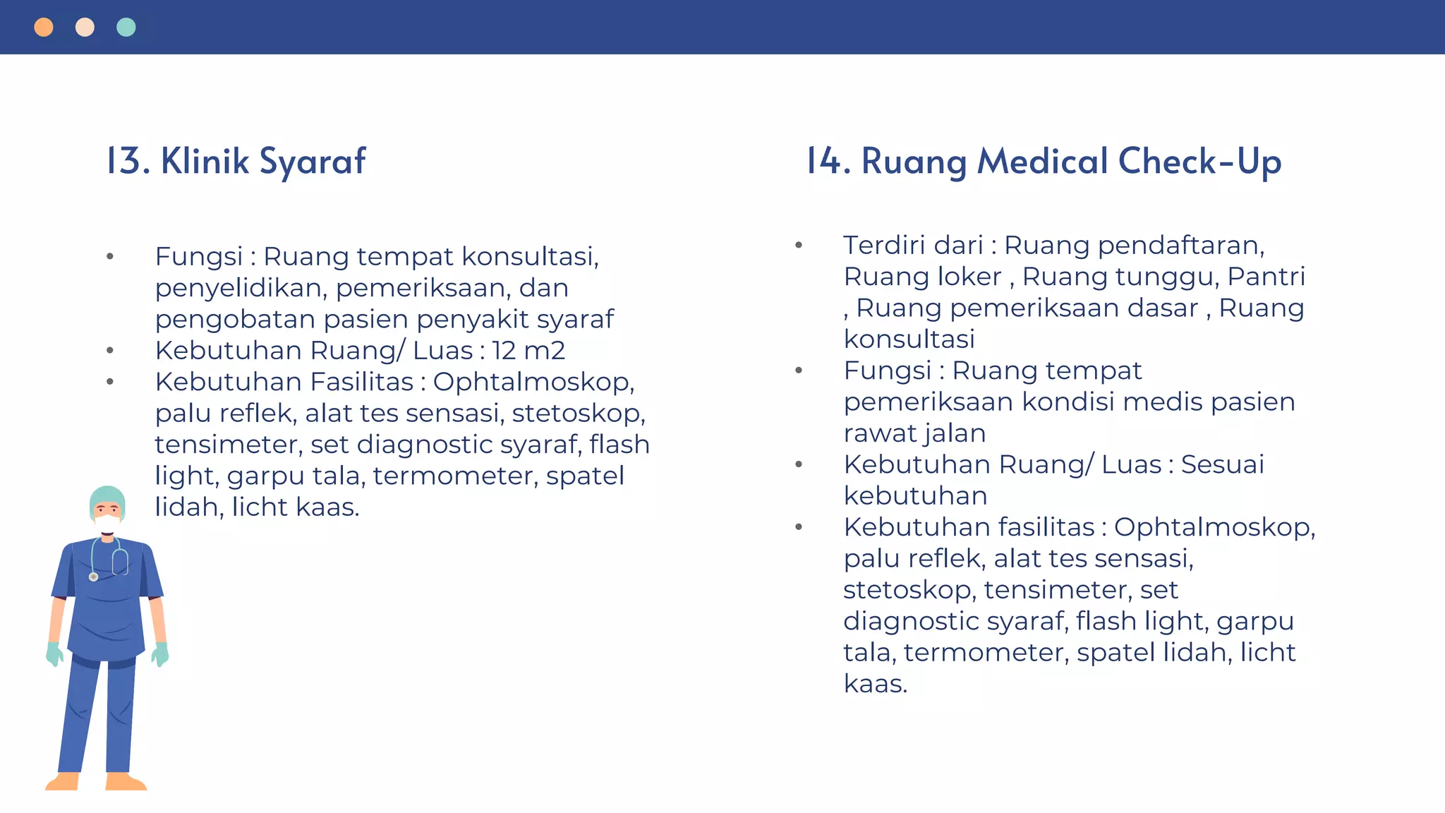 Tata ruang instalasi rawat jalan rumah sakit | PPTX