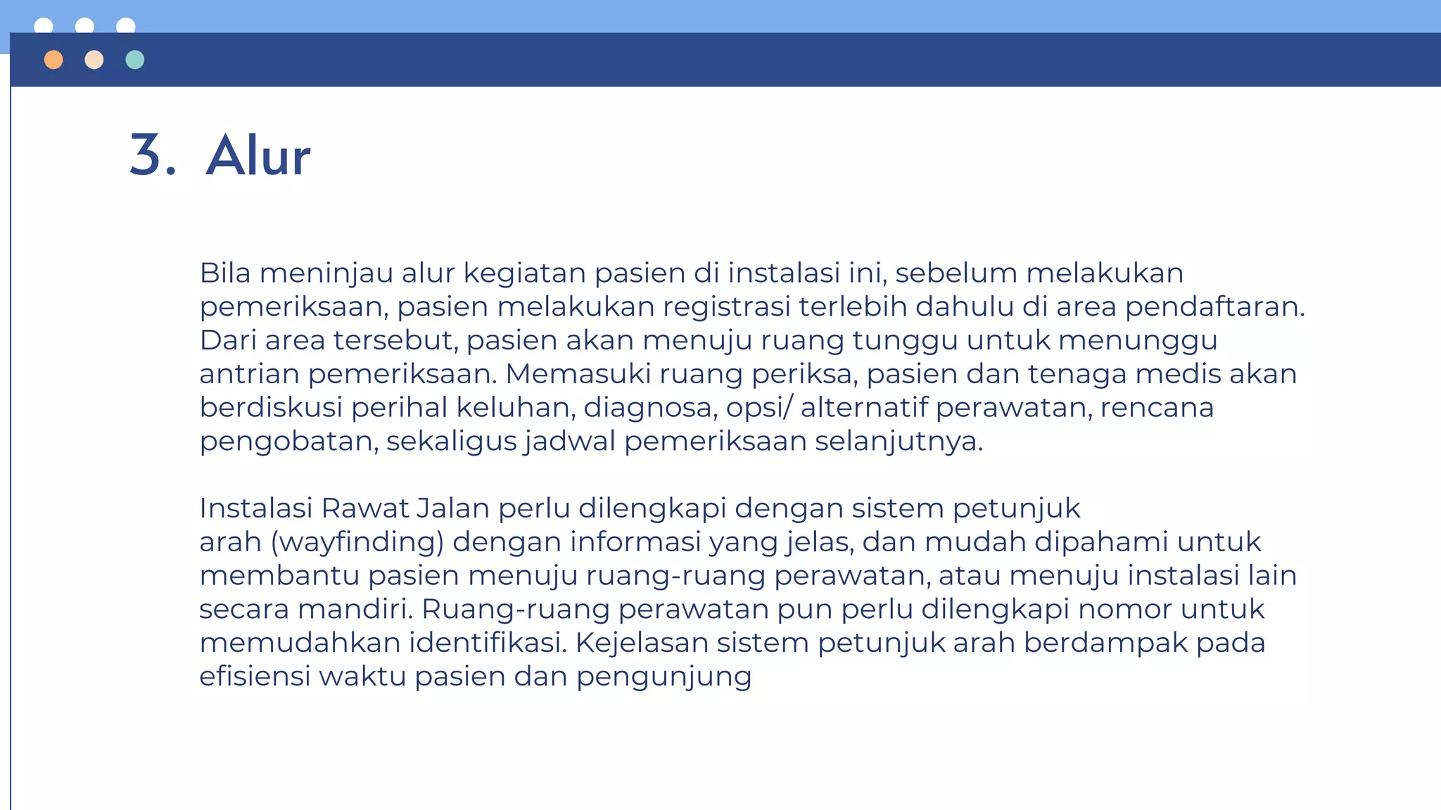 Tata ruang instalasi rawat jalan rumah sakit | PPTX