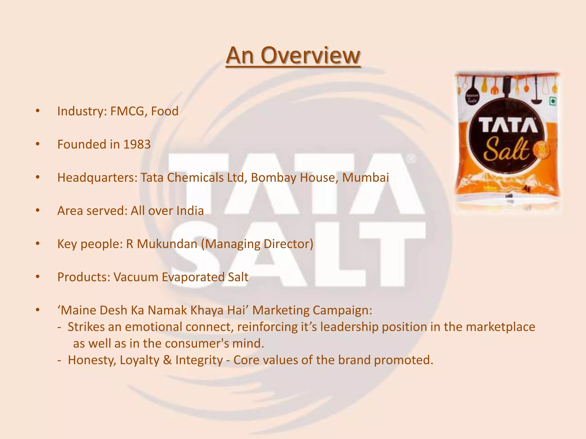 Tata Salt | PPTX