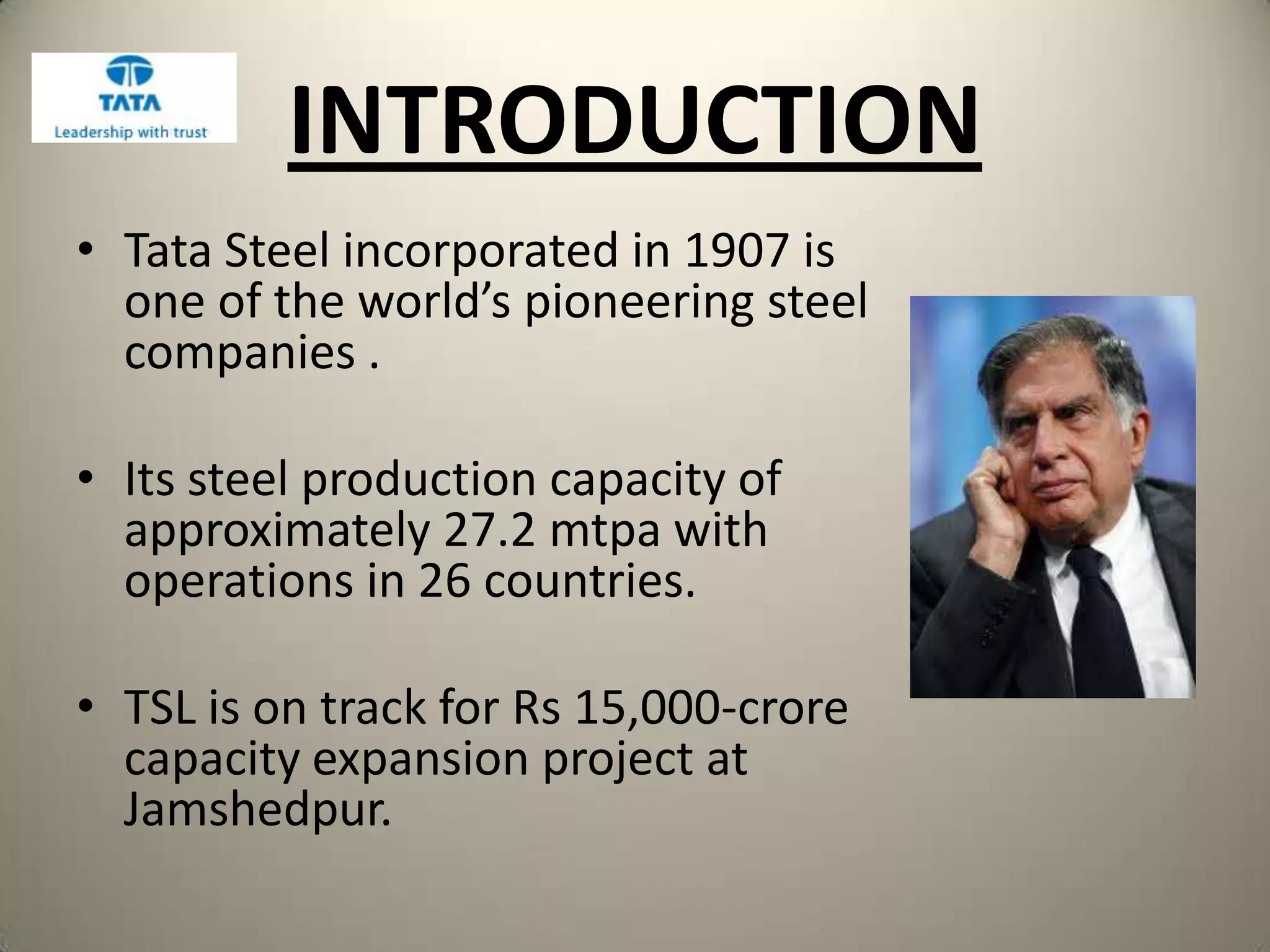 Tata steel | PPTX